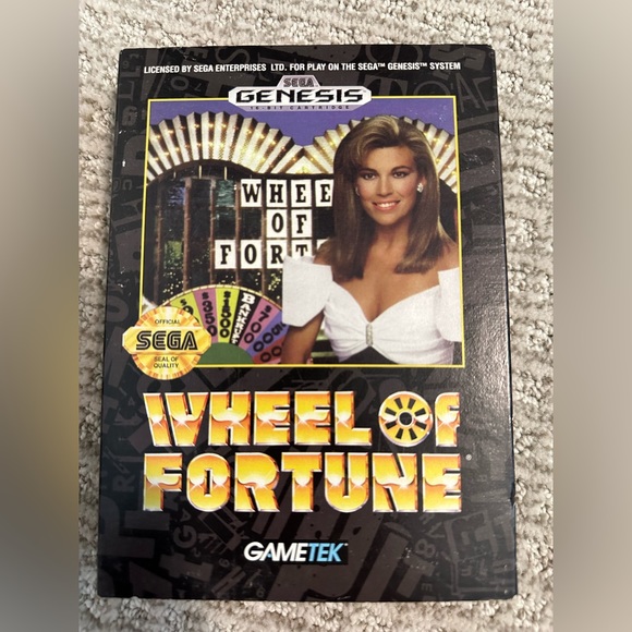 Sega | Video Games & Consoles | Sega Genesis Wheel Of Fortune Video ...